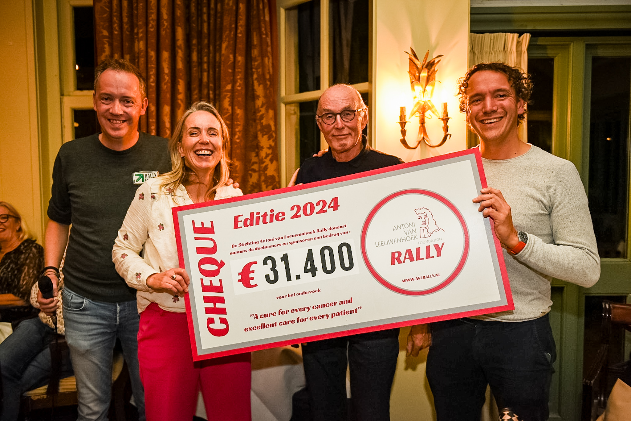 AVL Rally 2024 doneert € 31.400 - Profin